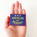 American as Baseball Iron-on Patch Embroidered Patch for Hat, Clothing ...