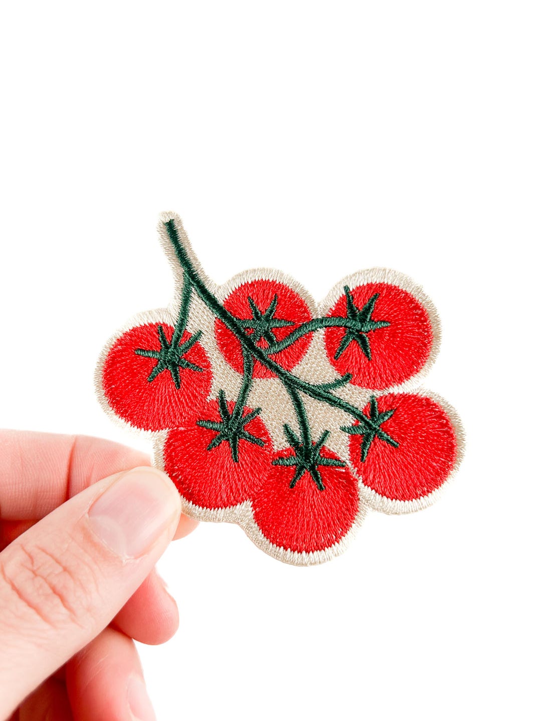 Tomato Vine Embroidered Patch | Garden Lover Iron on Patch for Jackets ...