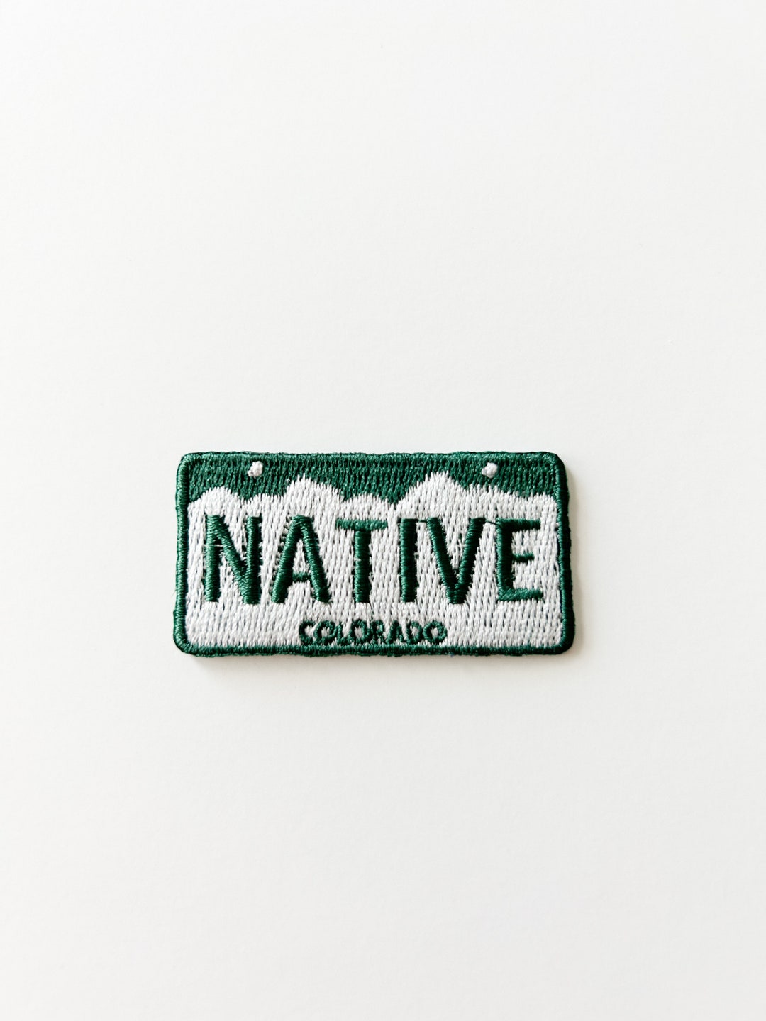 Colorado Native License Plate Iron-on Patch - Ski Patch, Snowboard ...