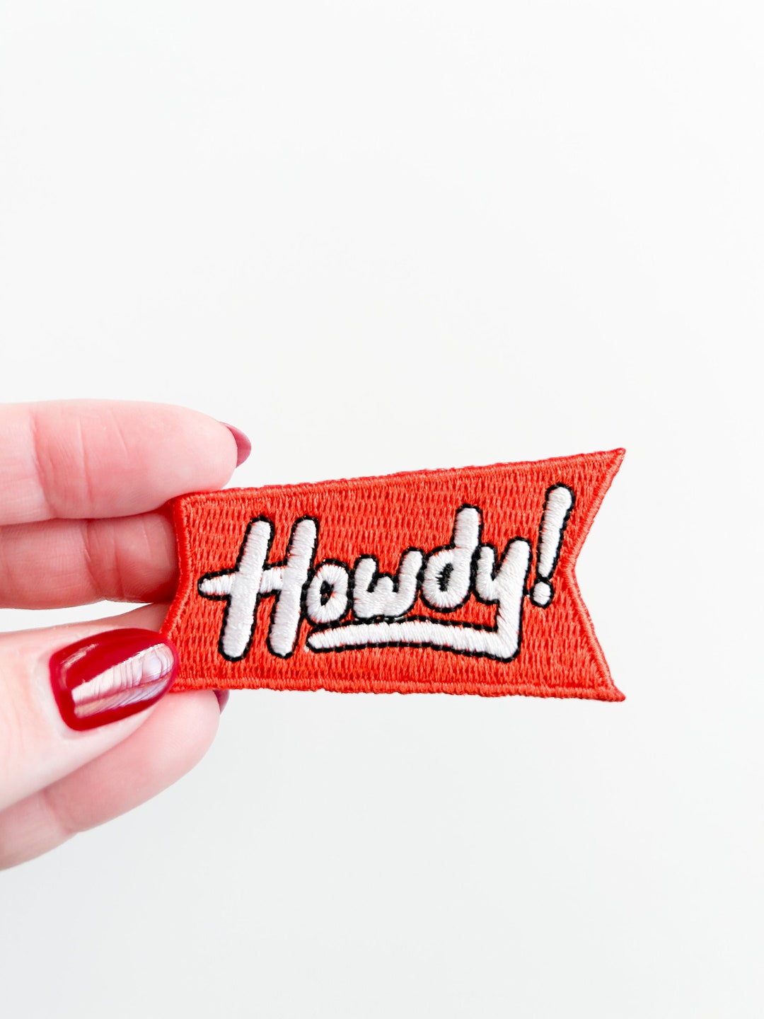 Howdy Embroidered Patch Iron-on Patch Texas Patch for Hats, Bags and ...