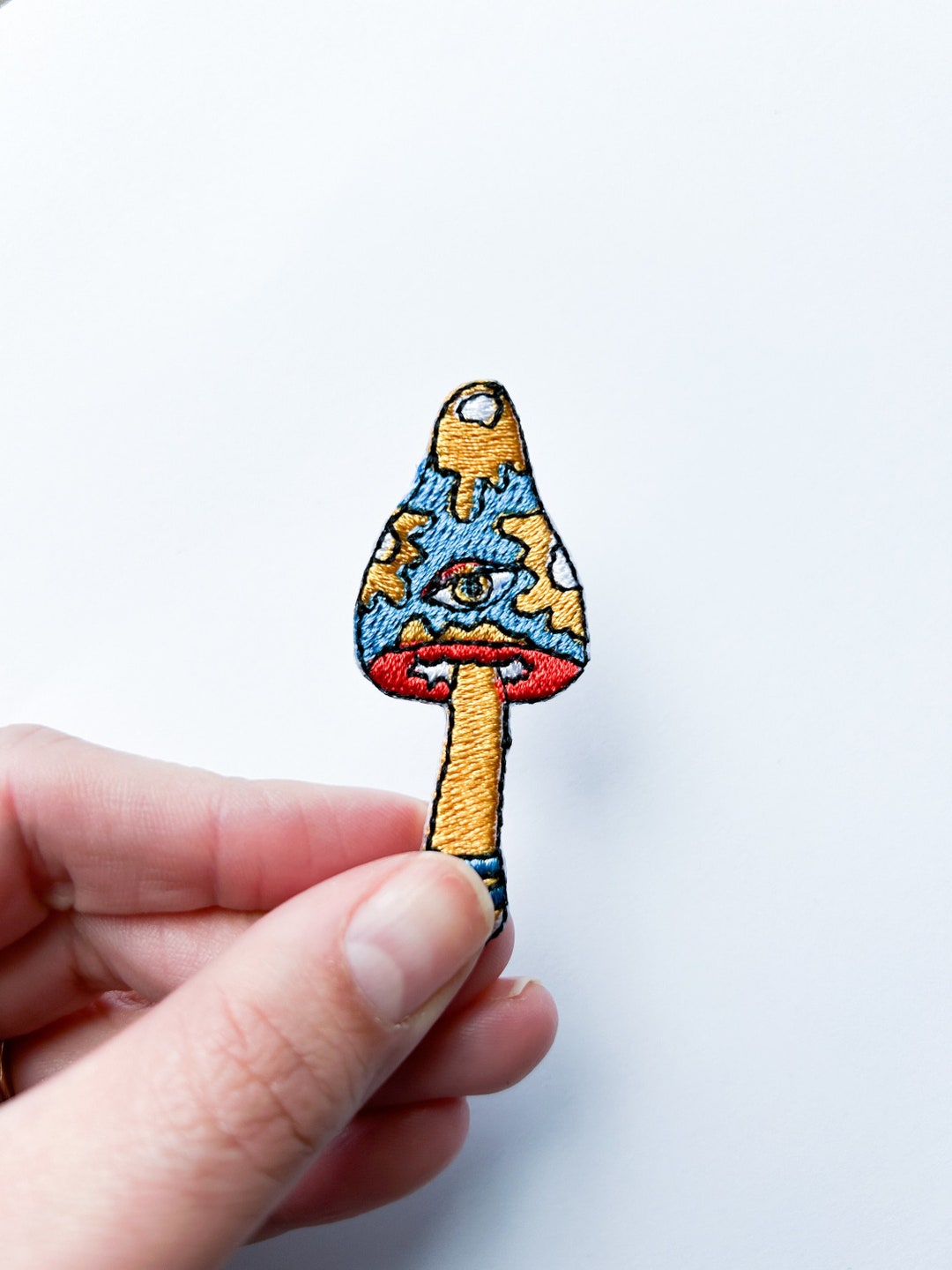 Mushroom Patch Iron on Patch Embroidered Patch Clothing Patch Hat Patch ...