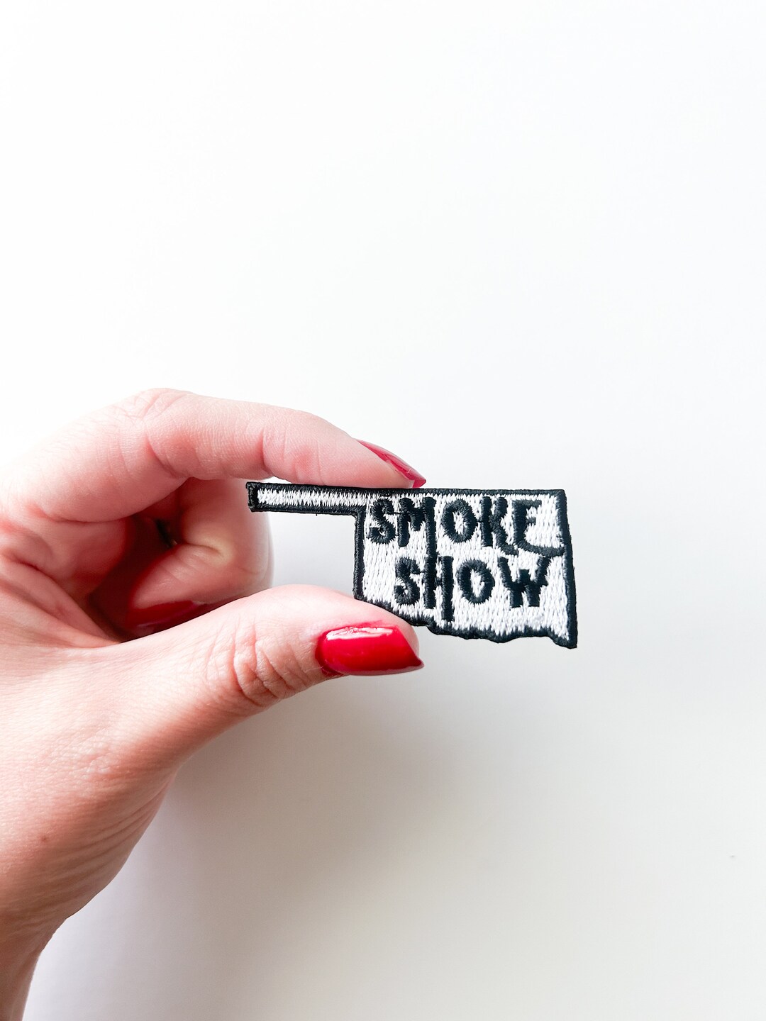 Oklahoma Smoke Show Embroidered Iron-on Patch - Patch for Hats ...