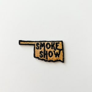 Oklahoma Smoke Show Embroidered Iron-on Patch - Patch for Hats ...
