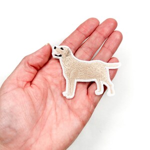 Yellow Labrador Embroidered Iron on Patch | Dog Patch for Hats ...