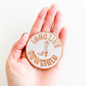 Long Live Cowgirls Iron-on Patch Western Nashville Country Music Charm ...