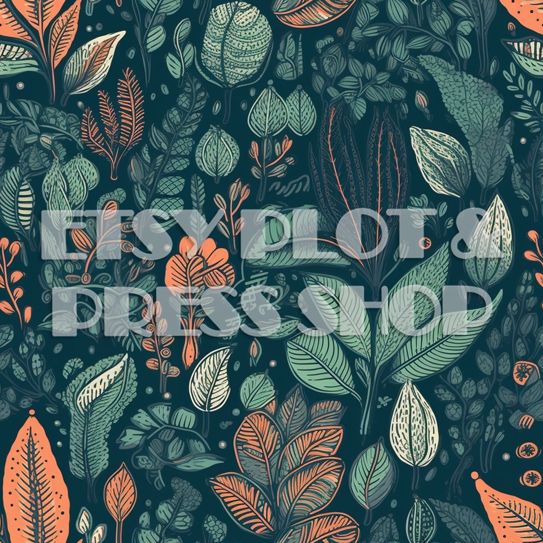 4k Seamless Digital Fun & Funky Jungle Pattern #2 - Etsy