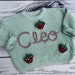 Personalised Childrens Name Jumper Oversized Personalised Jumper Hand ...