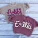 Personalised Childrens Name Jumper Oversized Personalised Jumper Hand ...