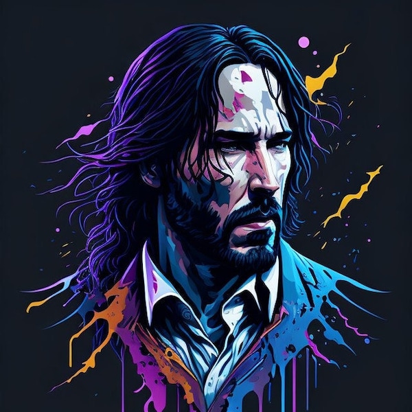 John Wick Printable Poster - Etsy New Zealand