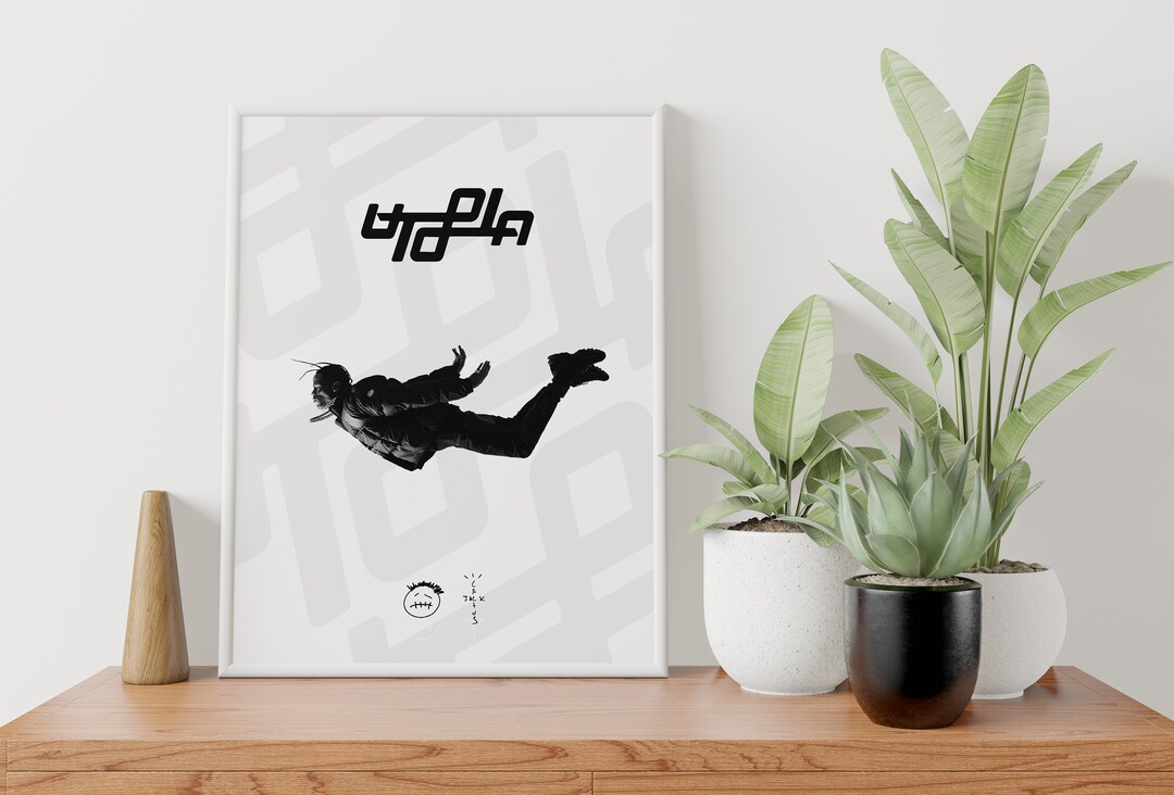 Travis Scott Utopia Graphic Poster Graphic Art Posters and - Etsy