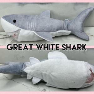 Cat Kicker Shark Catnip Toy Great White Shark Leopard Shark Hammerhead ...