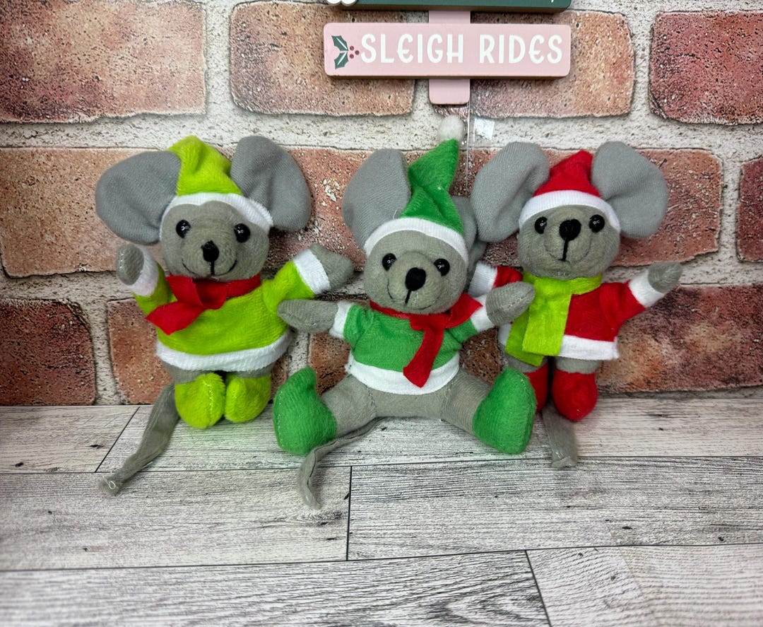 Christmas Holiday Mice Cat to Catnip Cat Toy Mouse - Etsy