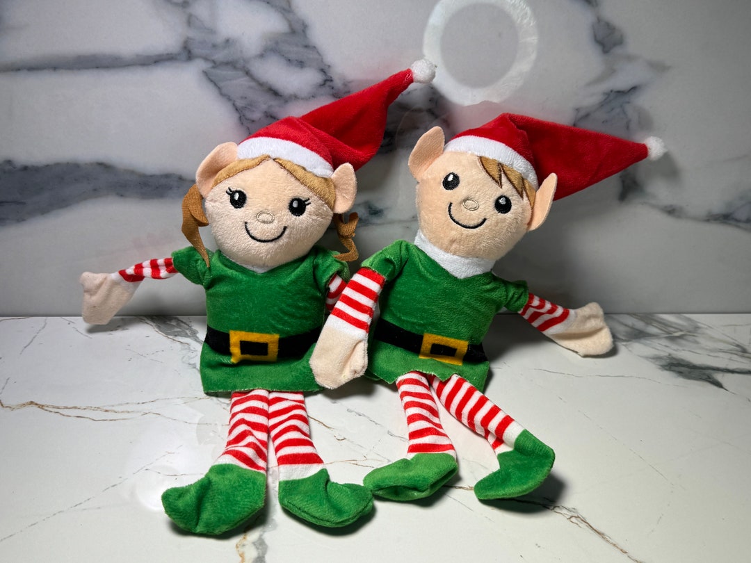 Christmas Elf Holiday DOG Toy Squeaking Toy Elf Toy - Etsy