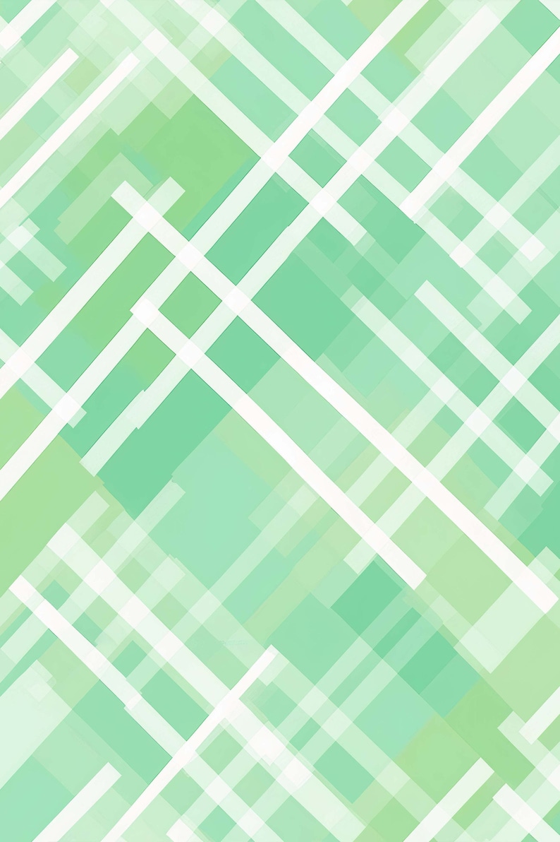 Green Shape Seamless Digital Paper Pack - Etsy