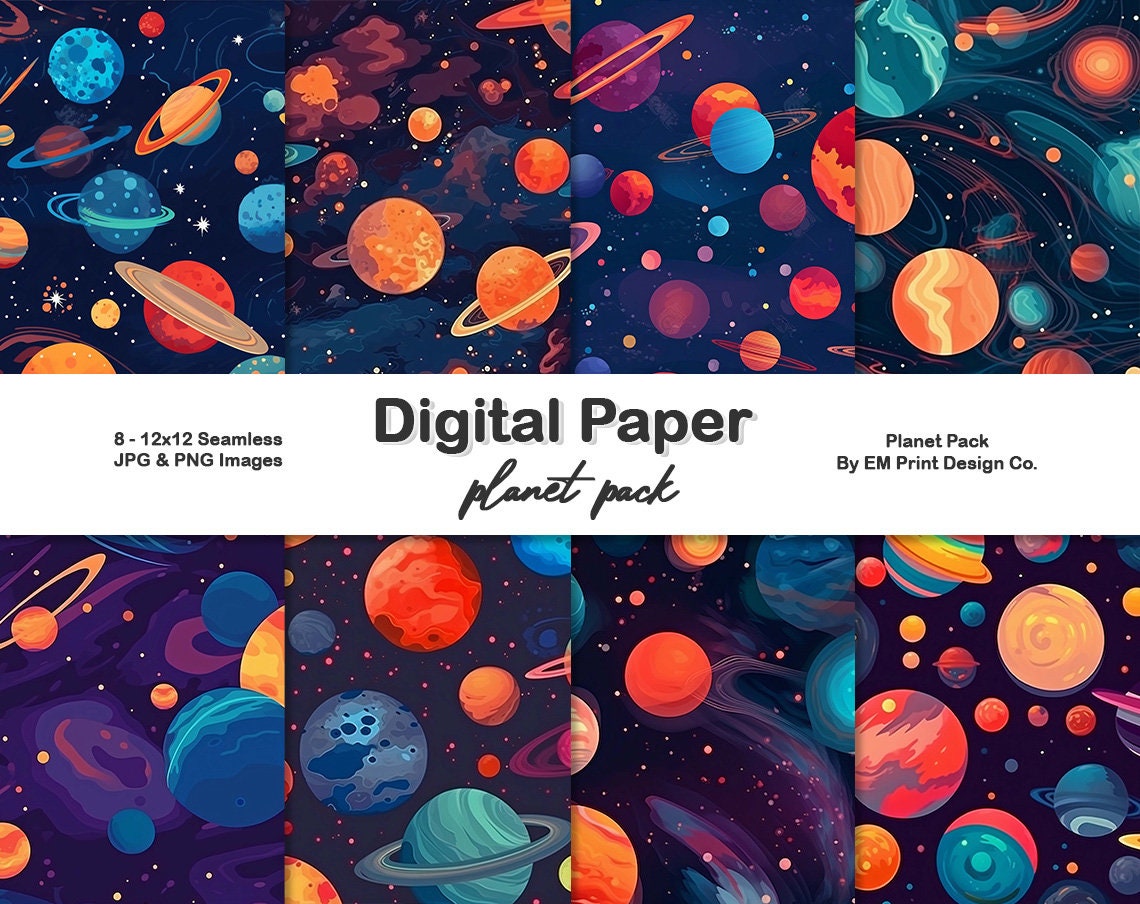 Digital Art Planets