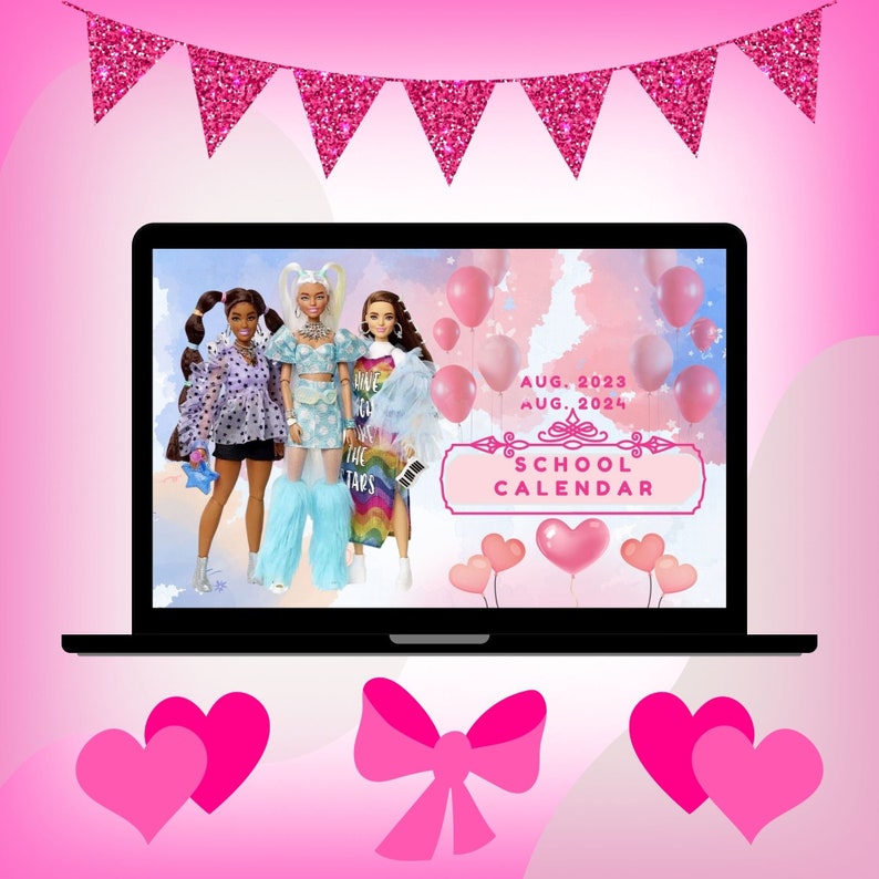 Barbie School Calendar / Barbie Calendar / Barbie Printable Calendar ...