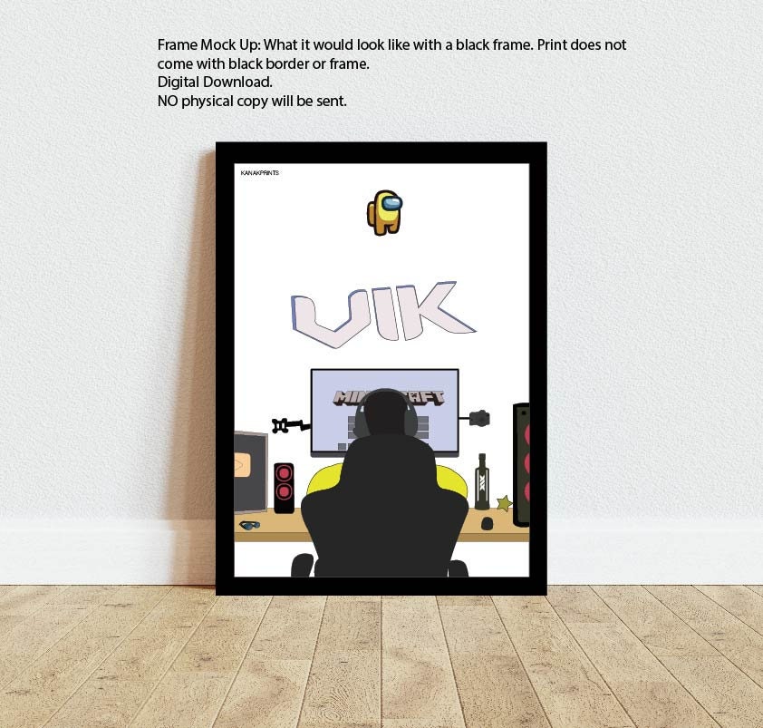 Vikkstar Gaming Digital Download Print - Etsy