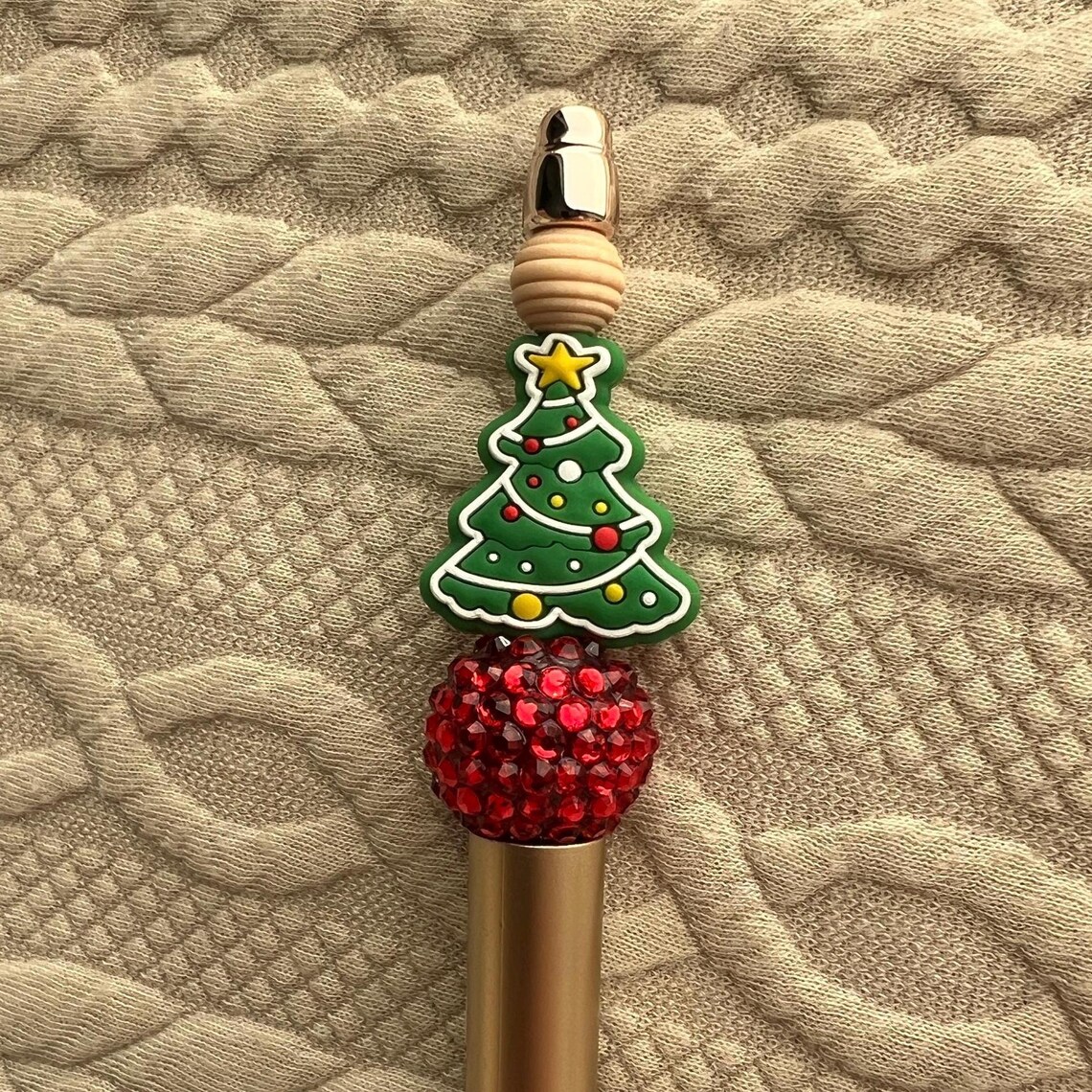 Christmas Holiday Beaded Pen! - Etsy