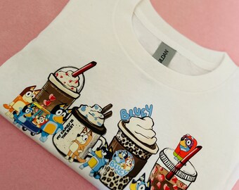 Bluey Baby Tshirt, Bluey Tshirt, Baby Tee, Bluey Tee, Gifts for Baby ...