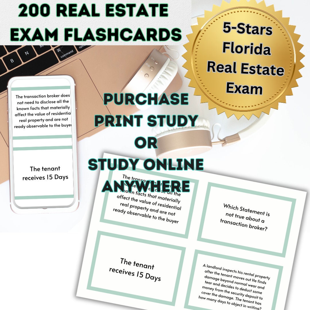 Florida Real Estate Test Pass Florida Real Estate Test 200 Flashcards ...
