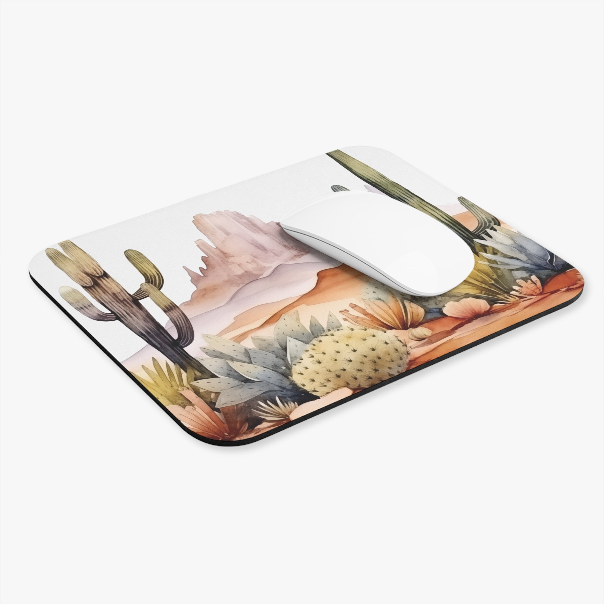 Southwest Desert Cactus Mouse Pad Succulent Mouse Pad Western Mouse Pad ...