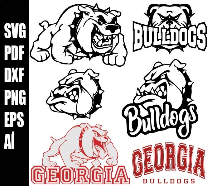 BULLDOG SVG, BULLDOG Clipart, Bulldog Svg Files for Cricut, Bulldog ...