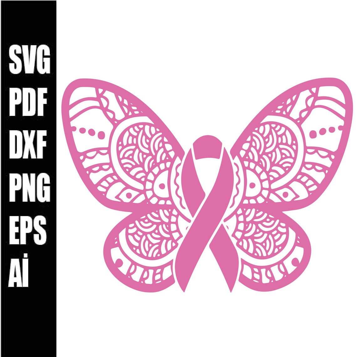 Breast Cancer Svg, Breast Cancer Awareness Heart Svg, Breast Cancer Svg ...