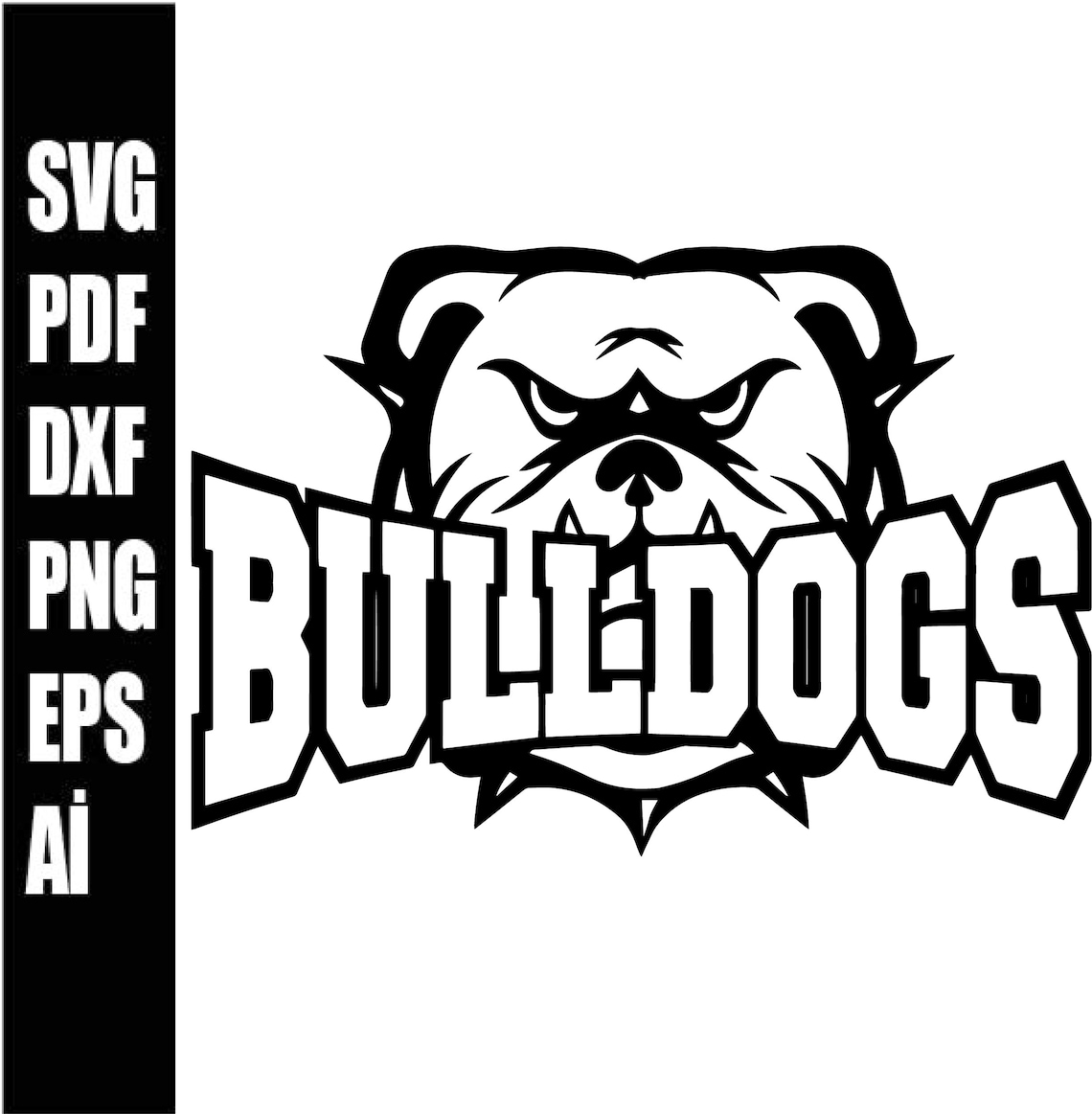 BULLDOG SVG, BULLDOG Clipart, Bulldog Svg Files for Cricut, Bulldog ...
