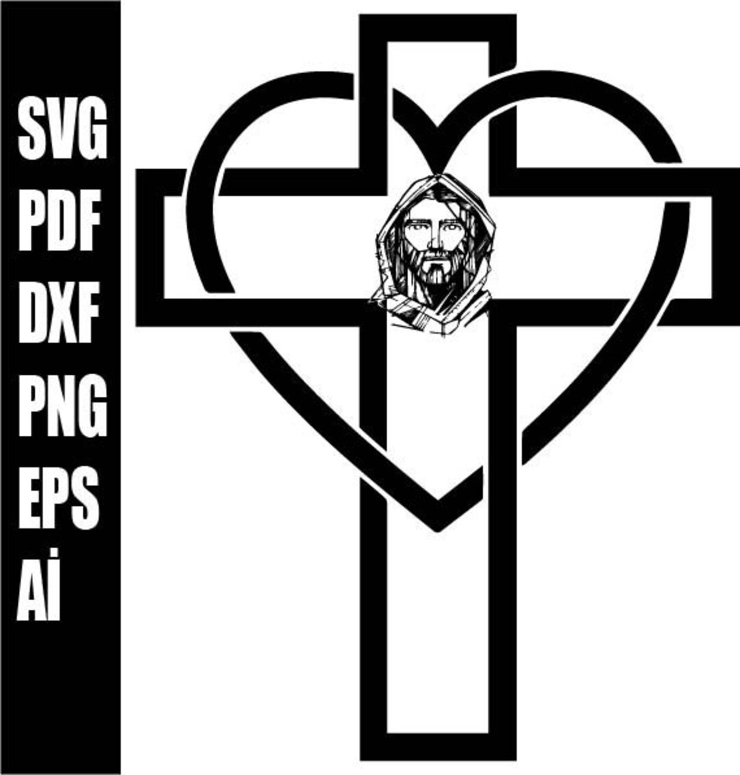 Jesus Cross SVG, Crucifix SVG, Christian Cross SVG, Cross Svg,digital ...