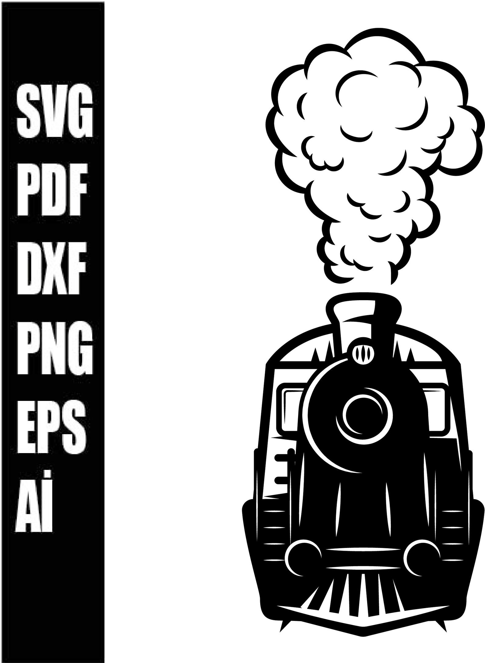 Train Svg Locomotive Svg Model Train Svg Train Clipart Locomotive ...