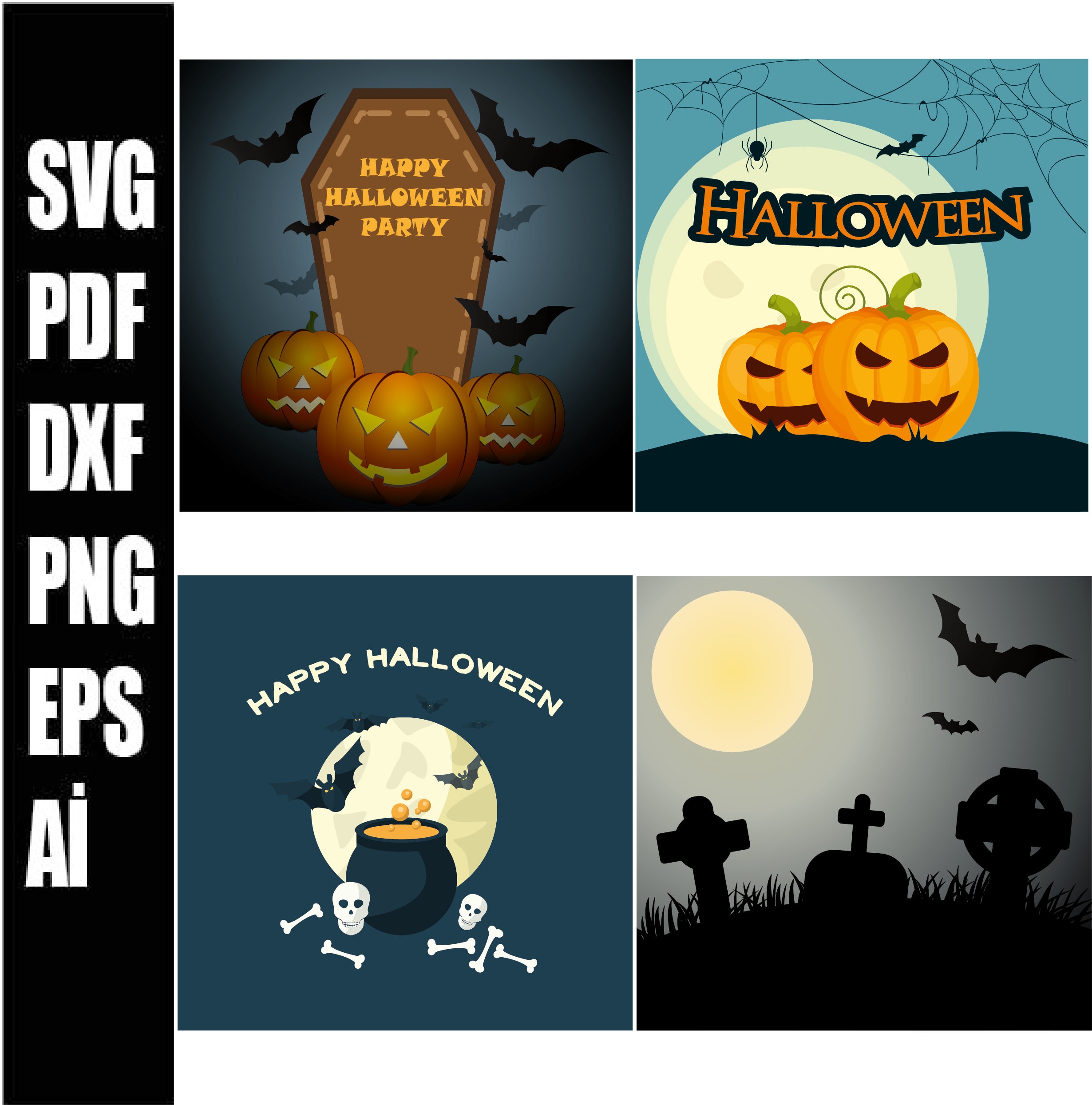 Halloween Banner Svg,halleden Svg Bundle, Halloween Svg Files for ...