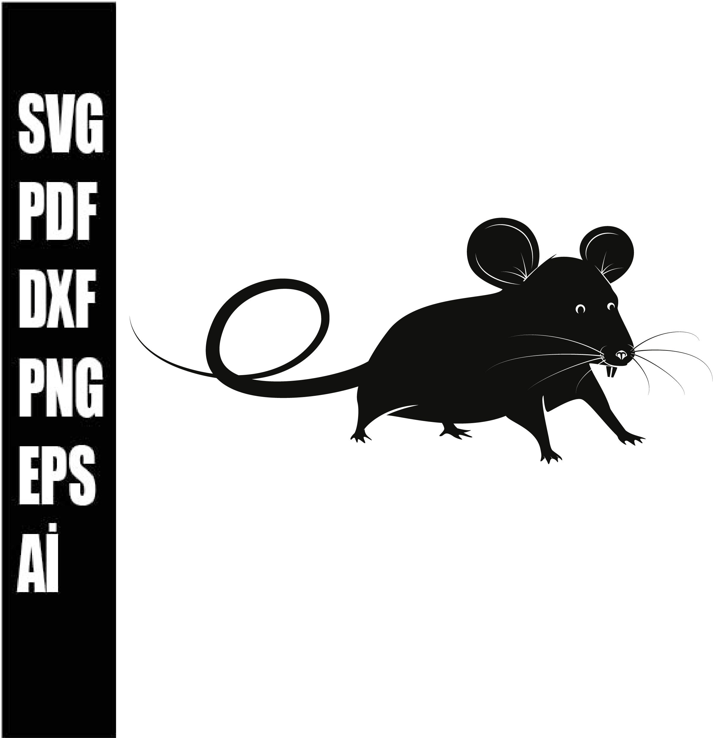 Mouse Svg Mouse Clipart, Mice SVG Mouse Silhouette, Pest Vermin, Field ...