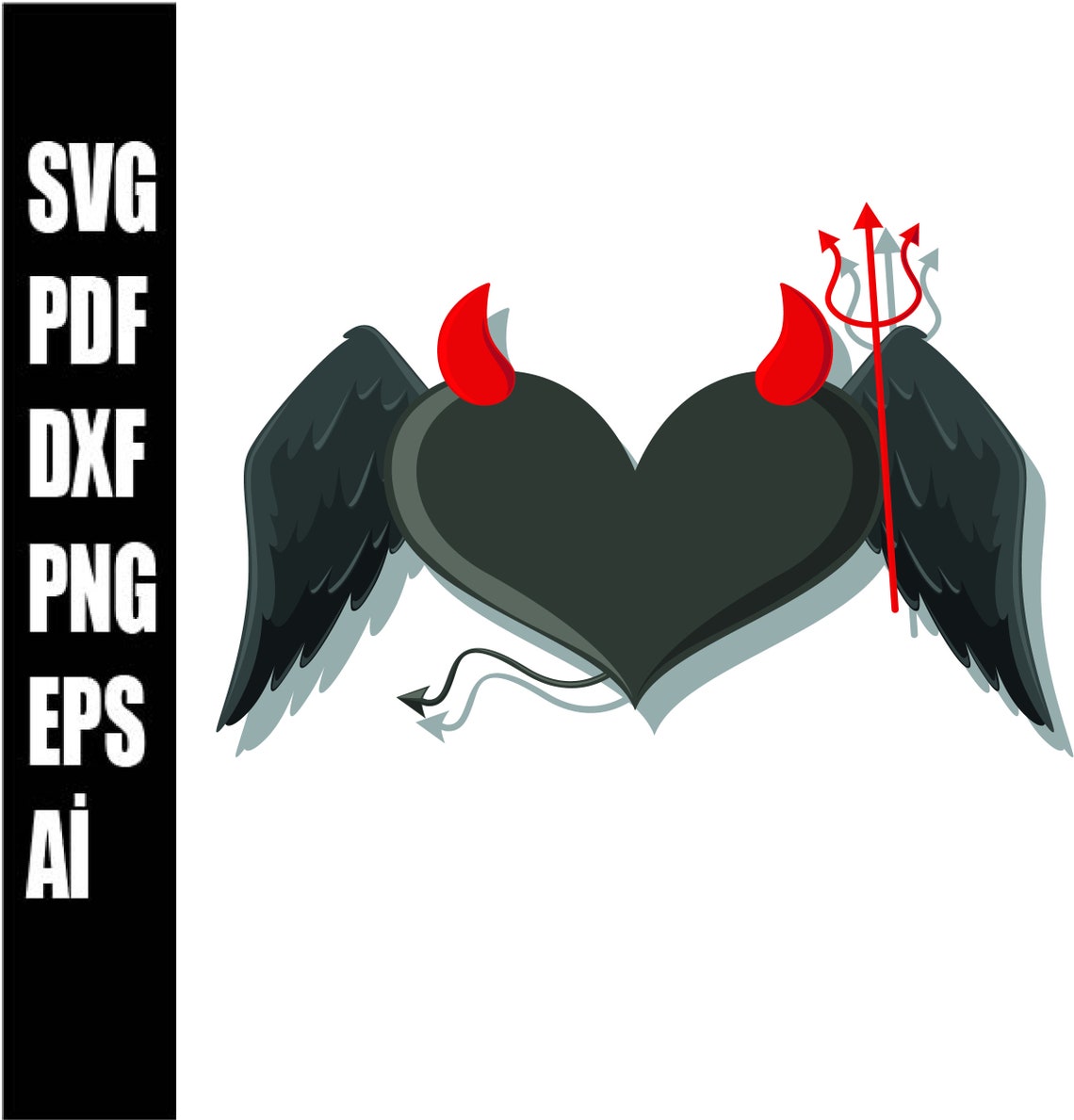 Angel and Devil Svg Devil SVG Bundle, Devil Clipart, Demon Cut Files ...