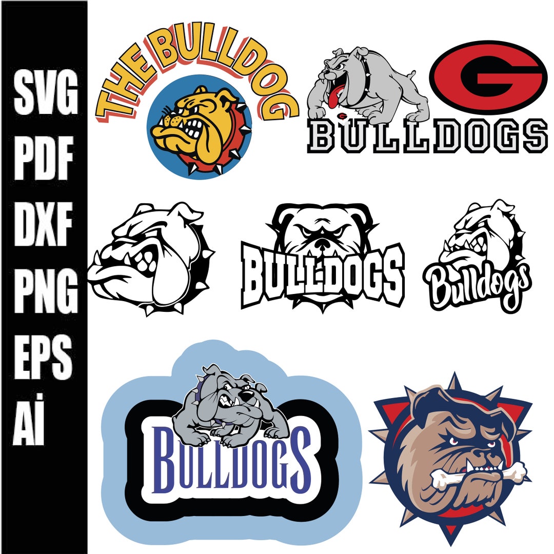 BULLDOG SVG, BULLDOG Clipart, Bulldog Svg Files for Cricut, Bulldog ...