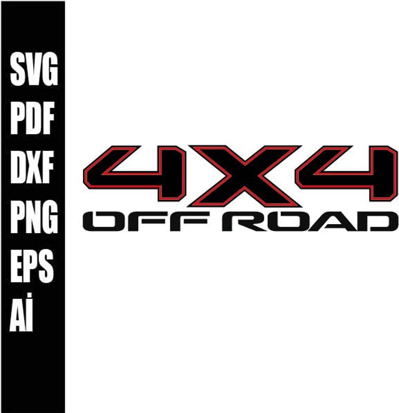 4x4 off Road Decal Svg, Monster Truck Svg 4x4 off Road Decal Png , Jeep ...