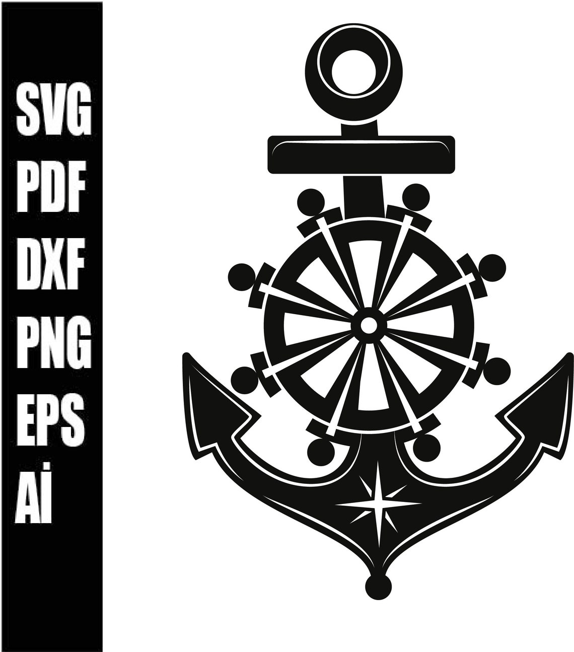 Anchor Svg, Anchor Clipart, Anchor Cut File, Anchor Vector, Fishing ...