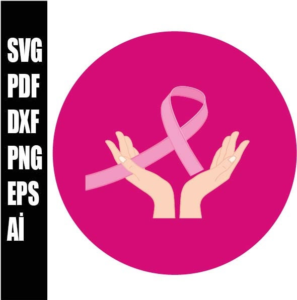 Breast Cancer SVG PNG Bundle, Pink Awareness Ribbon Svg, Breast Cancer ...