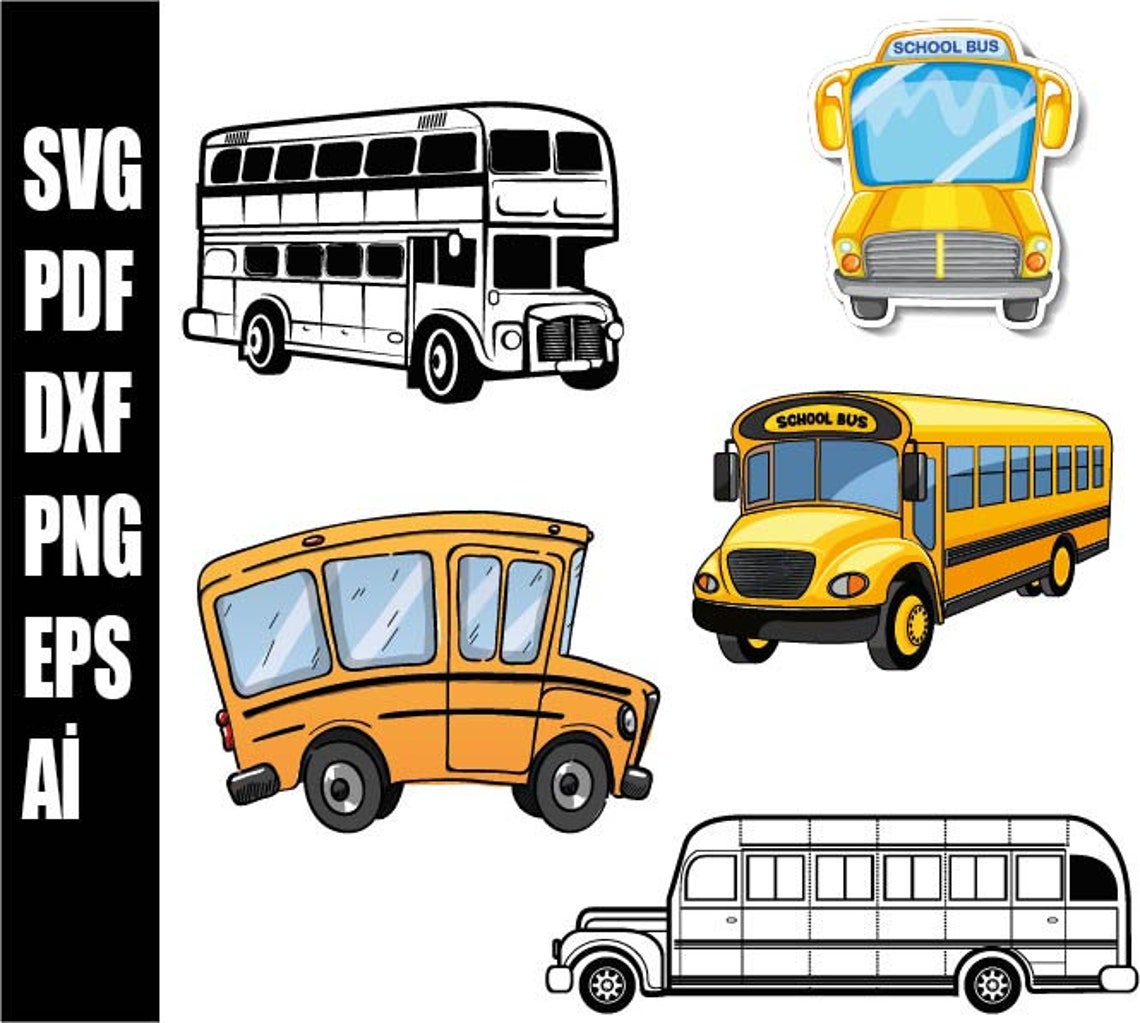 School Bus Svg, Bus Driver Svg Files, Back to School Svg, Layered ...