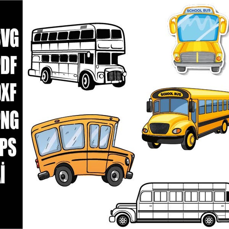 School Bus Svg - Etsy