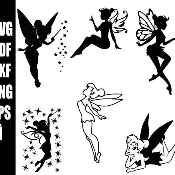 Tinkerbell Cut Files - Etsy