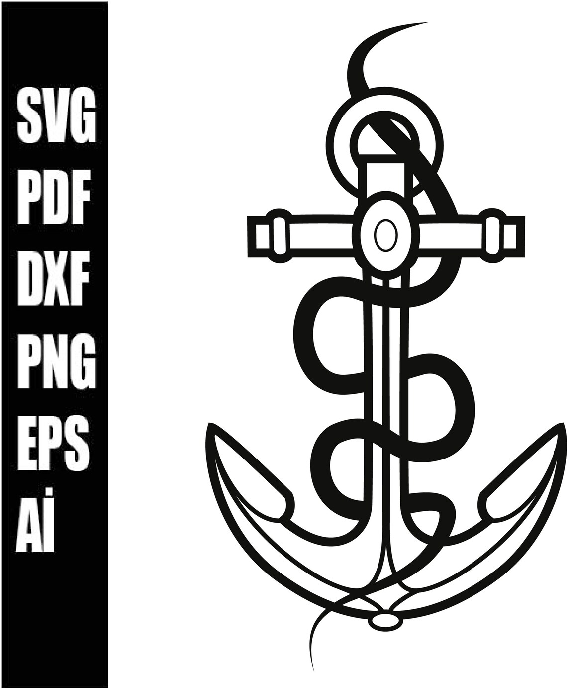 Anchor Svg, Anchor Clipart, Anchor Cut File, Anchor Vector, Fishing ...