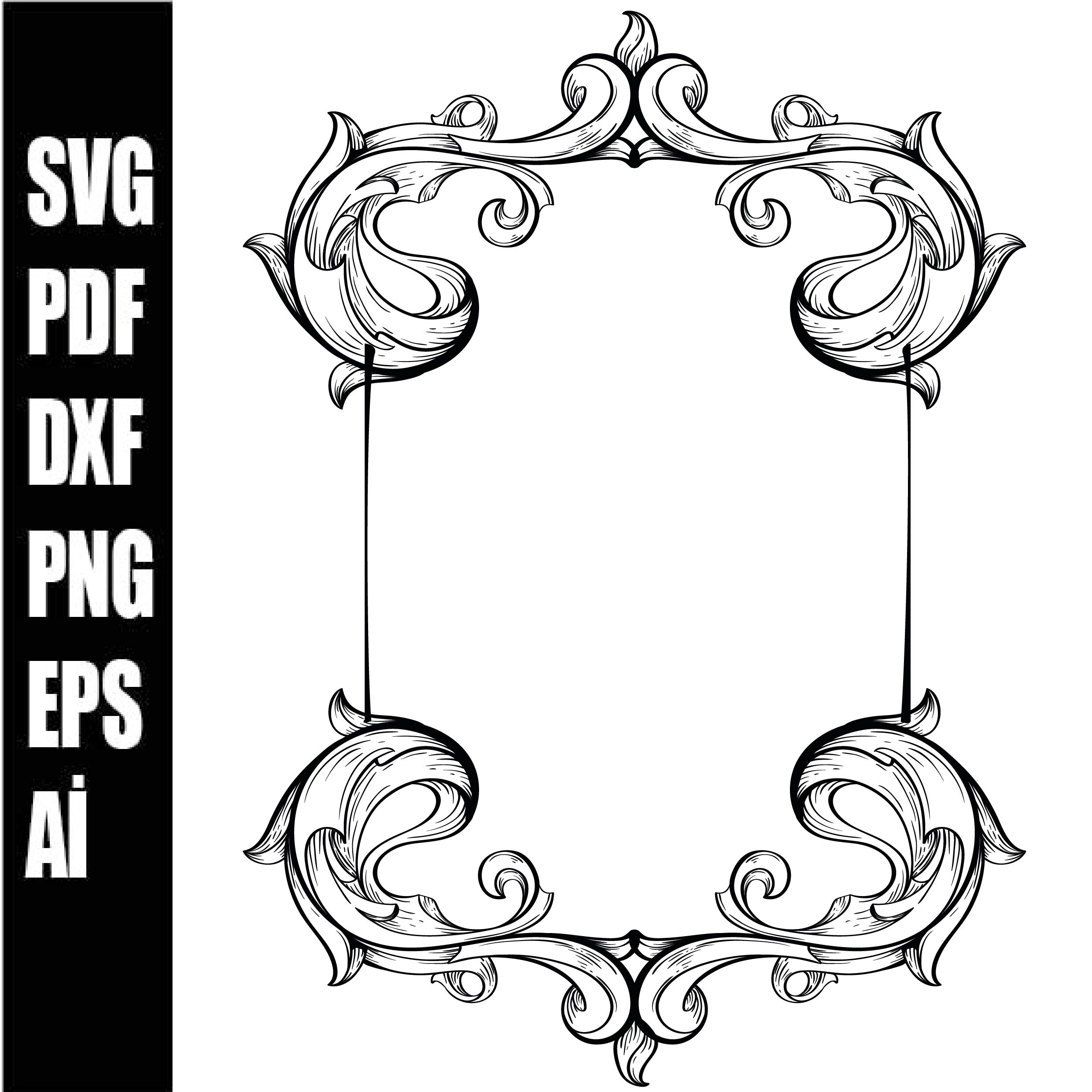 Frame Svg,corners Svg Bundle, Corner Svg, Floral Corner Svg Files ...