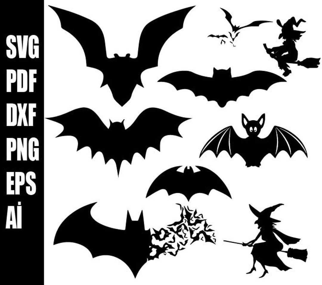 Fledermäuse SVG, Halloween SVG, Halloween Dekore svg, Halloween ...