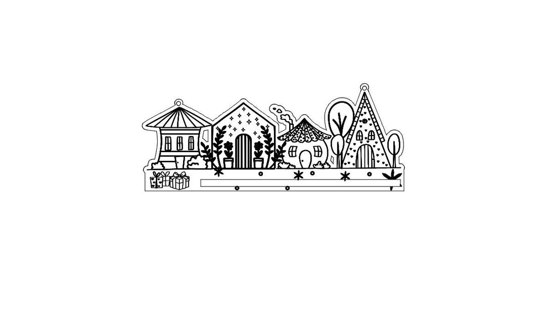 Gerber Advent Calendar Nativity Scene SVG Laser File Christmas Advent ...