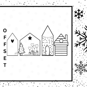 Gerber Advent Calendar Houses - SVG - Laser File - Christmas - Advent ...