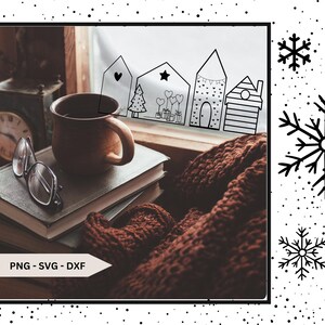 Gerber Advent Calendar Houses - SVG - Laser File - Christmas - Advent ...