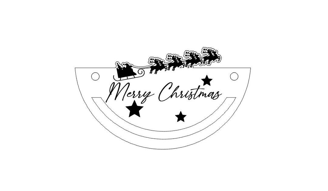Gerber Merry Christmas - DIGITAL DOWNLOAD - Calendar Oval- SVG ...