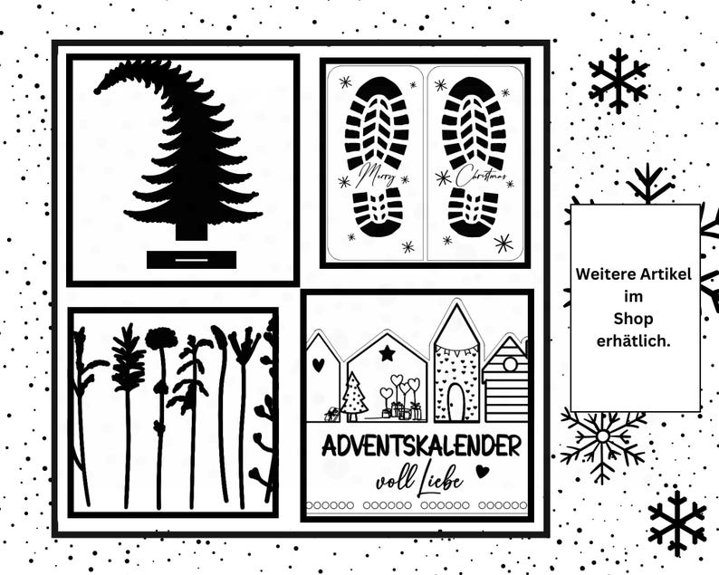 Gerber Advent Calendar Christmas Tree - SVG - Laser File - Christmas ...
