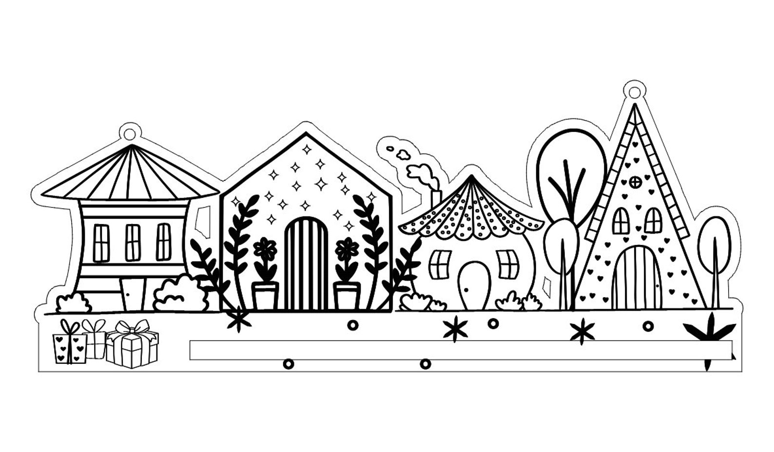 Gerber Advent Calendar Nativity Scene - SVG - Laser File - Christmas ...