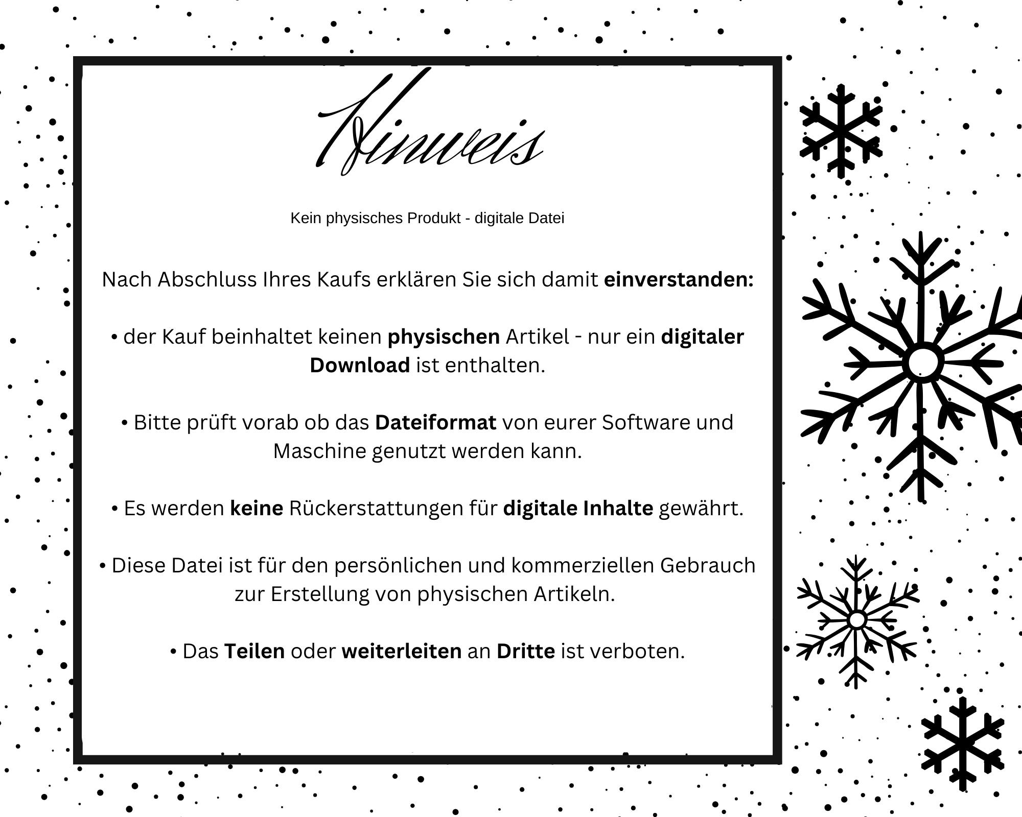 Gerber Advent Calendar Reindeer - SVG - Laser File - Christmas - Advent ...